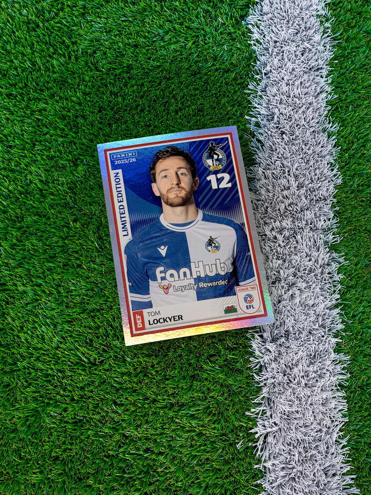 Tom Lockyer and Panini launch limited-edition shiny sticker in support ...