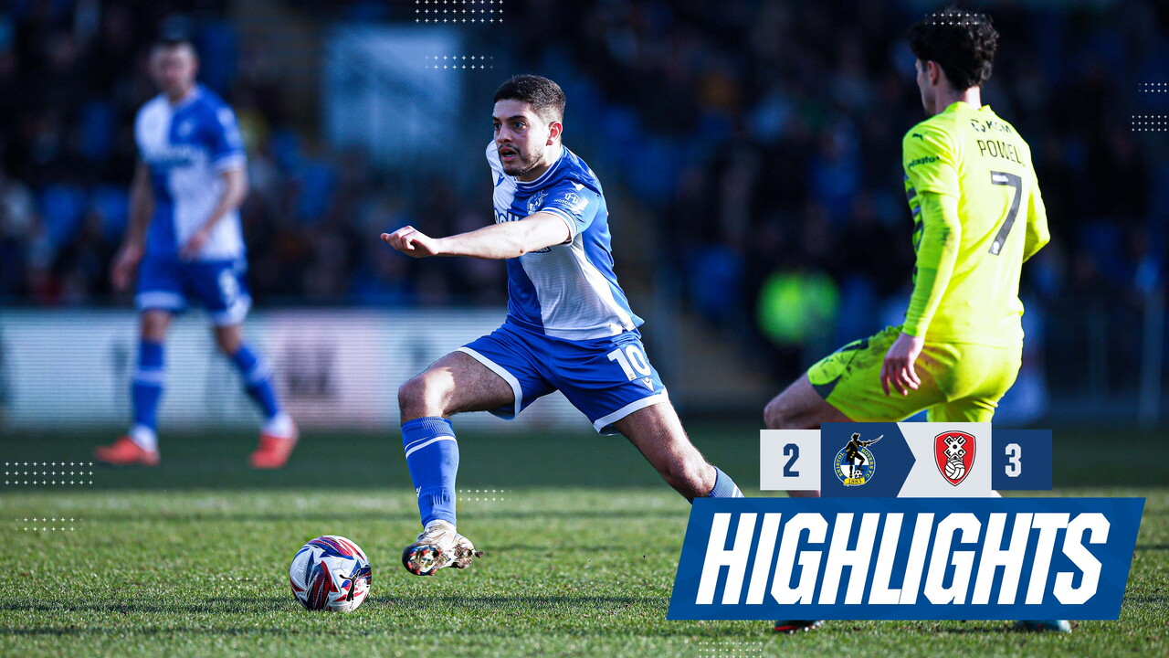 Highlights | Bristol Rovers 2-3 Rotherham United | Bristol Rovers FC