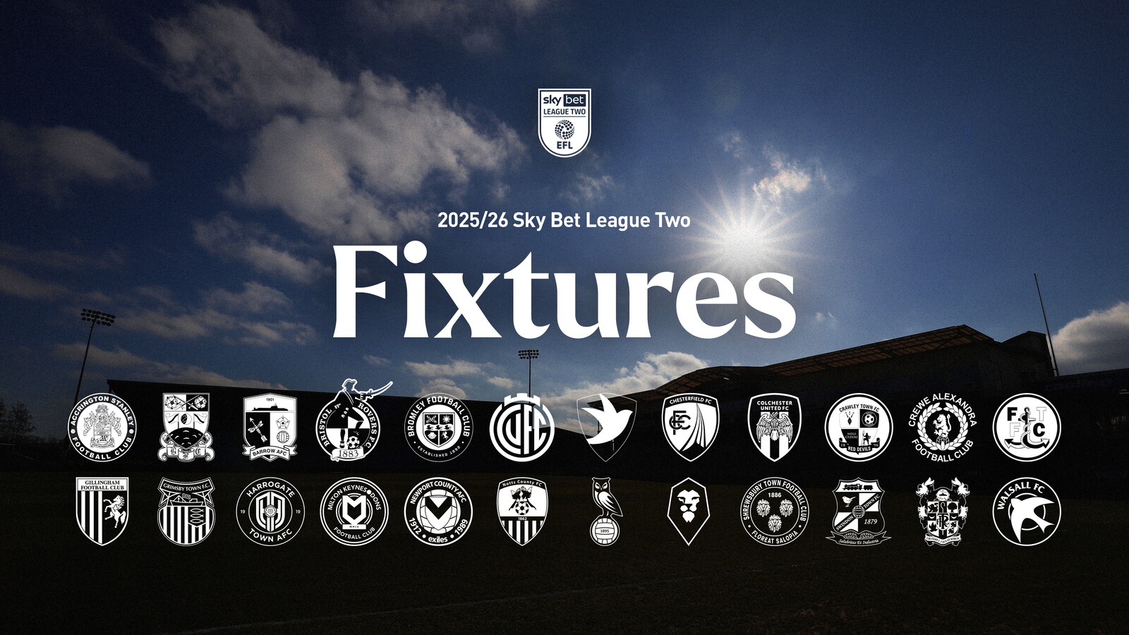 2025/26 Sky Bet League Two Fixtures revealed! | Bristol Rovers FC