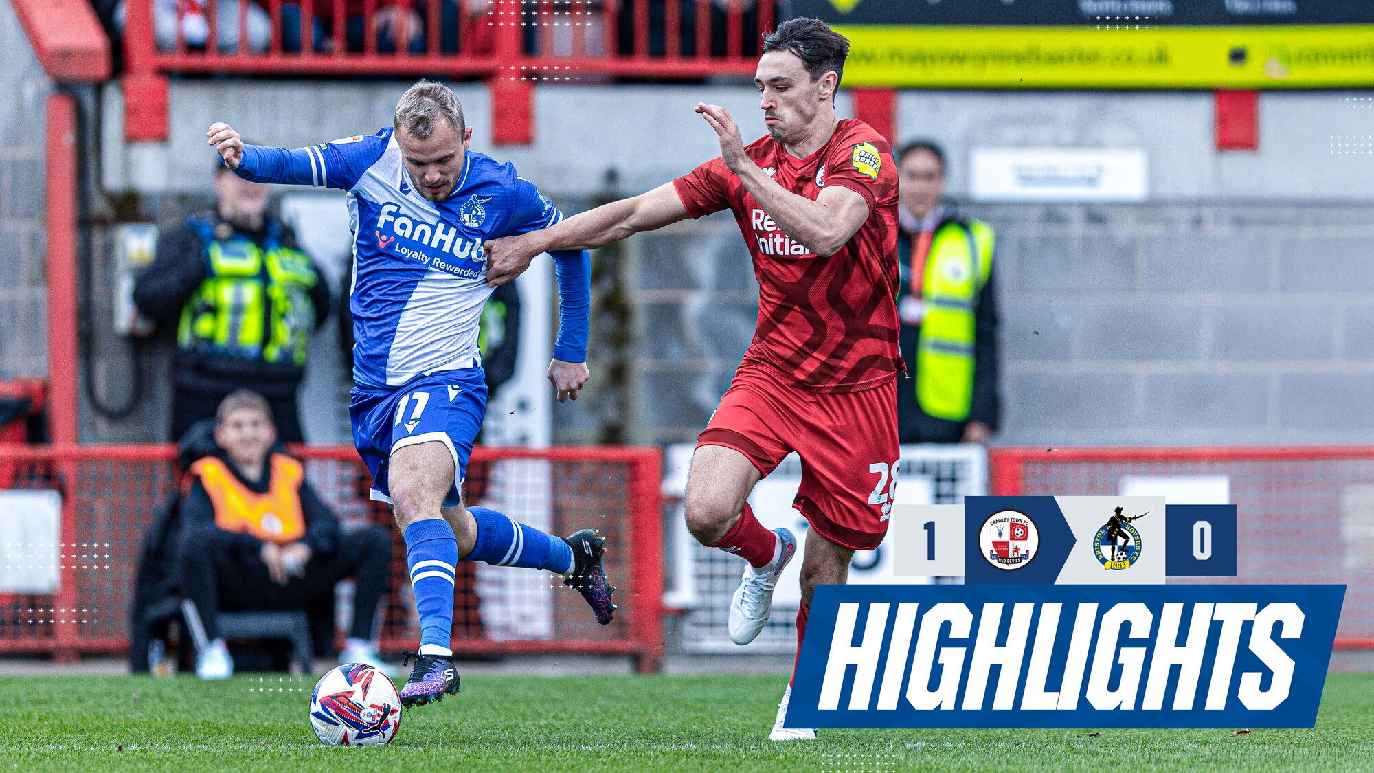 Highlights | Crawley Town 1-0 Bristol Rovers | Bristol Rovers FC