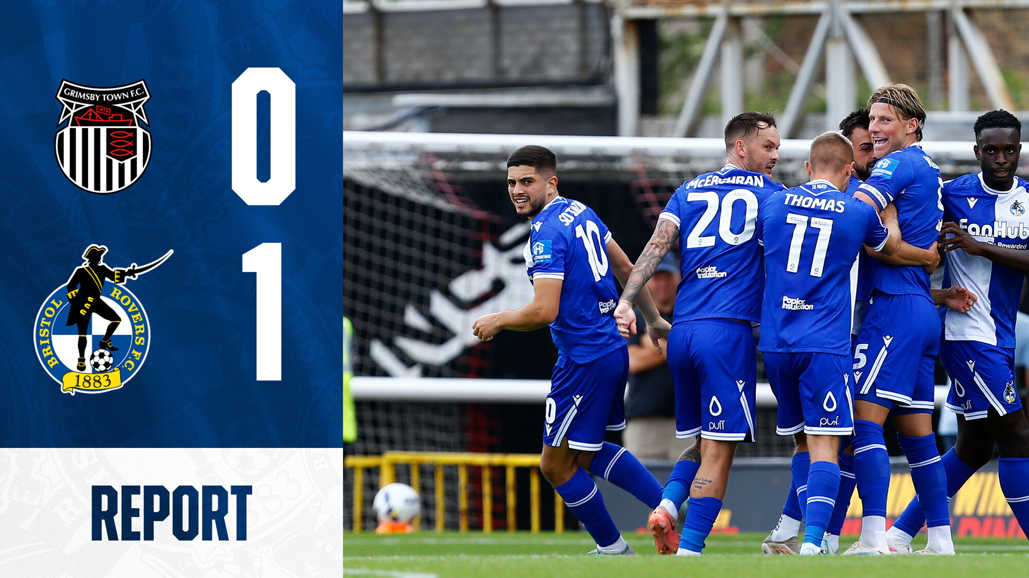 Southam-Hales strikes in Rovers win over Grimsby | Bristol Rovers FC