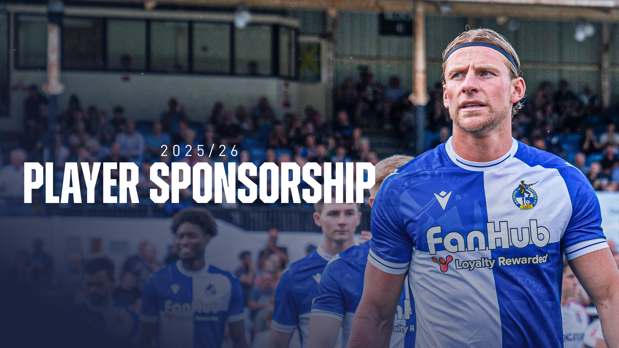 Rovers 2025/26 Player sponsorships now available | Bristol Rovers FC