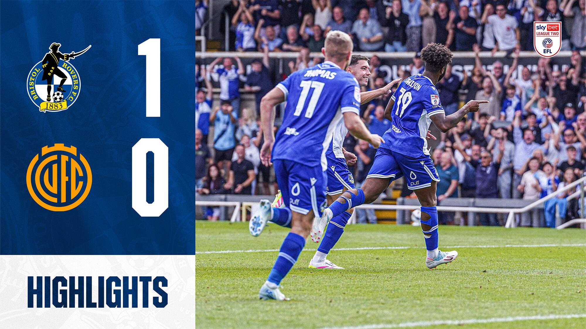 Extended Highlights | Bristol Rovers 1-0 Cambridge United | Bristol Rovers FC