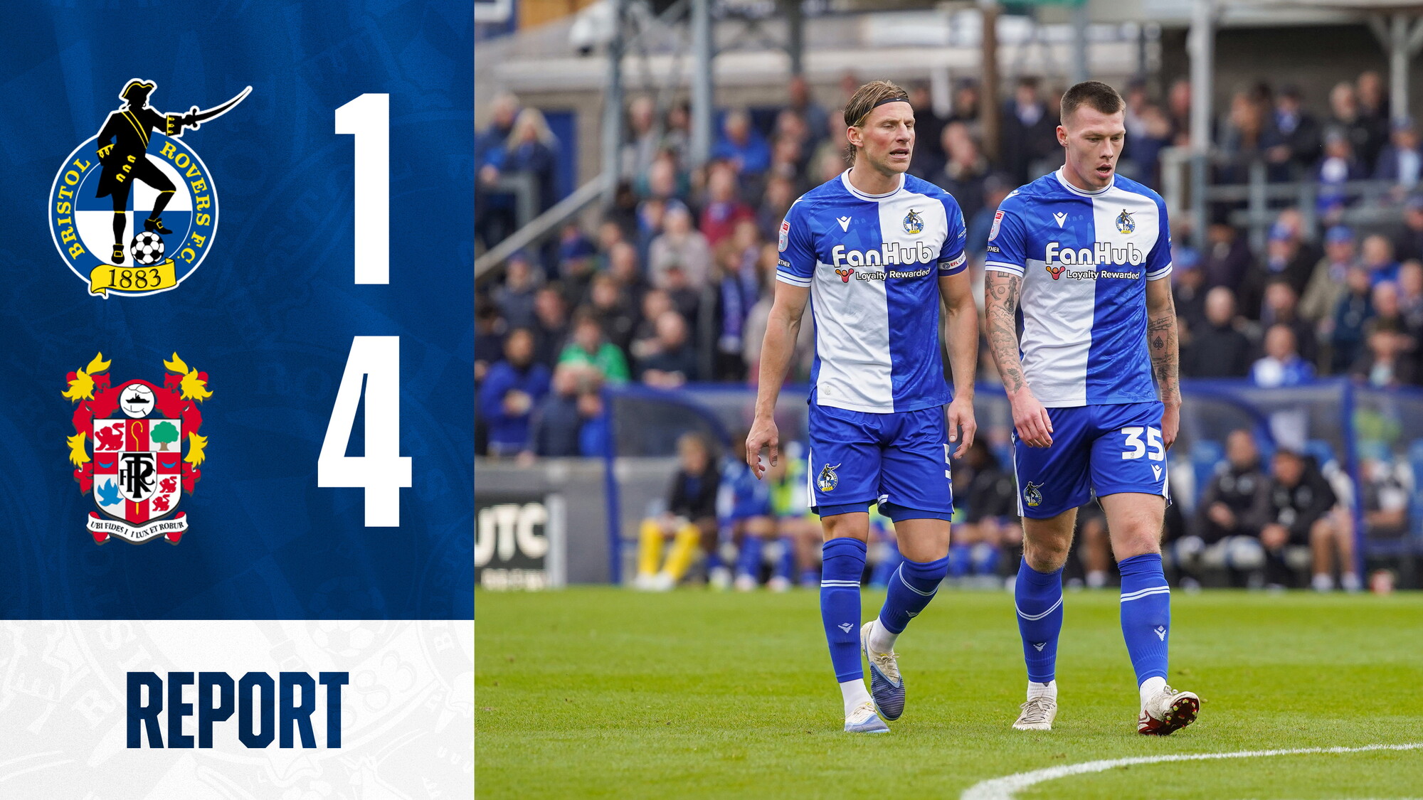 Rovers defeated by Tranmere | Bristol Rovers FC