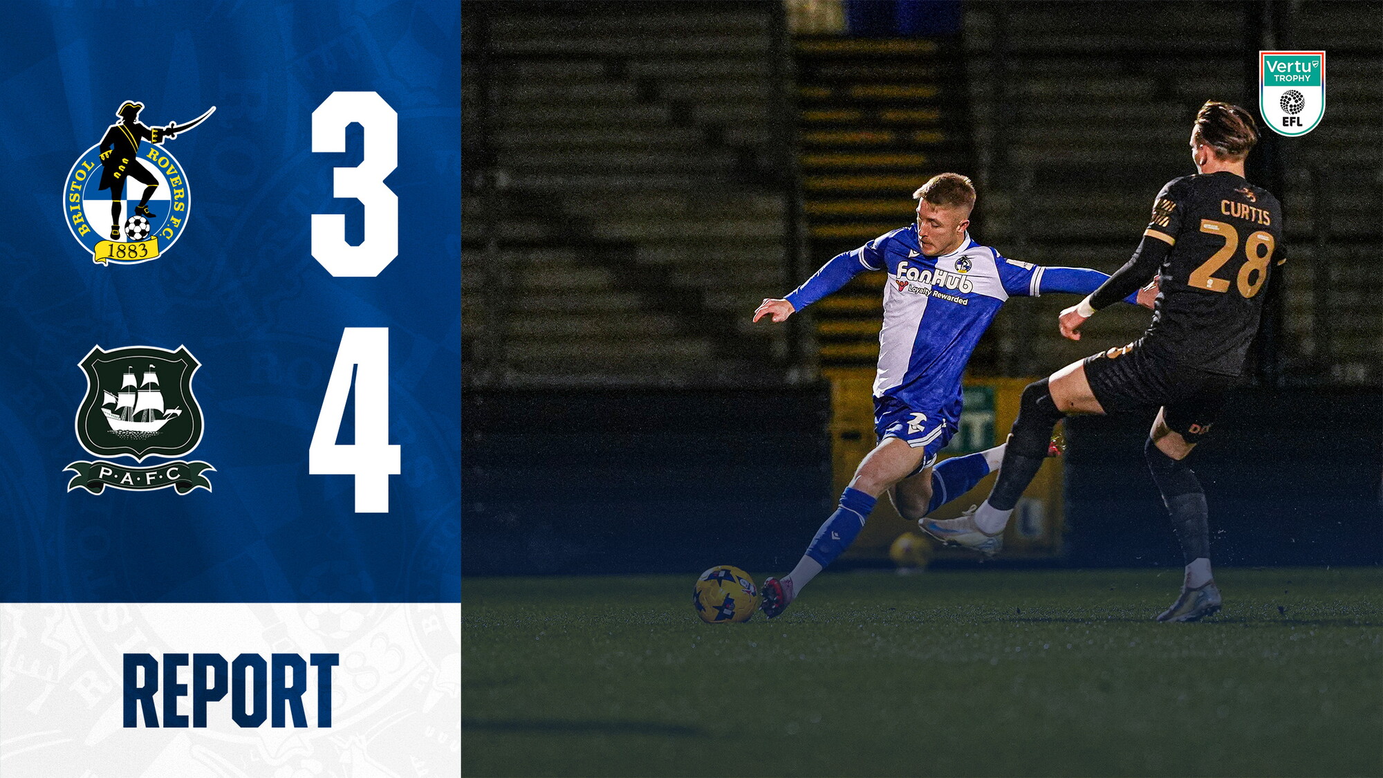 Late heartbreak sees Bristol Rovers exit Vertu Trophy at Round Of 16 ...