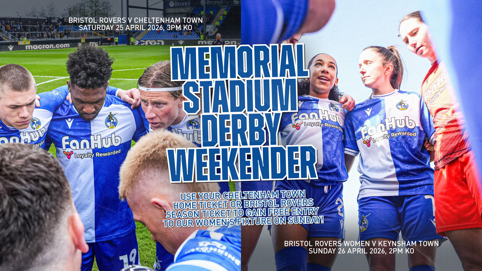 Memorial Stadium Derby Weekender! | Bristol Rovers FC