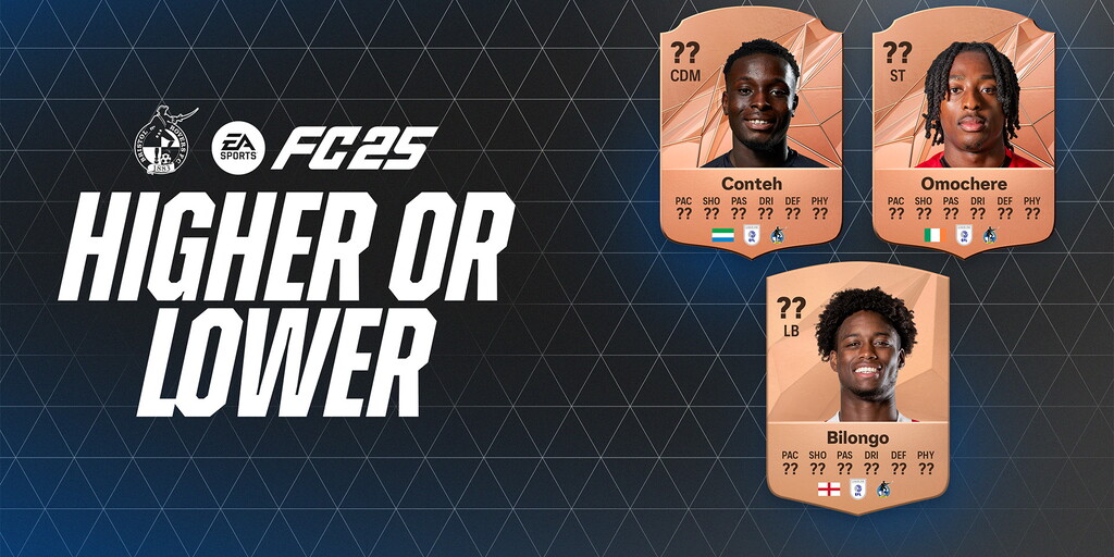 FC25 Ratings | 'Higher Or Lower' with Conteh, Bilongo & Omochere ...