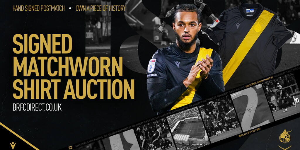 Auction live for signed match-worn 140th Anniversary Shirts | Bristol ...